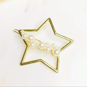 Accessories | New Pearl Gold Star Hair Pins | Poshmark